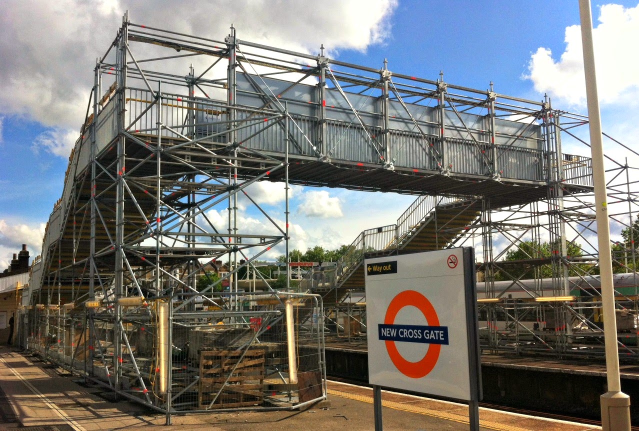 Transpontine: New Cross Gate Temporary Bridge - one day we will miss it