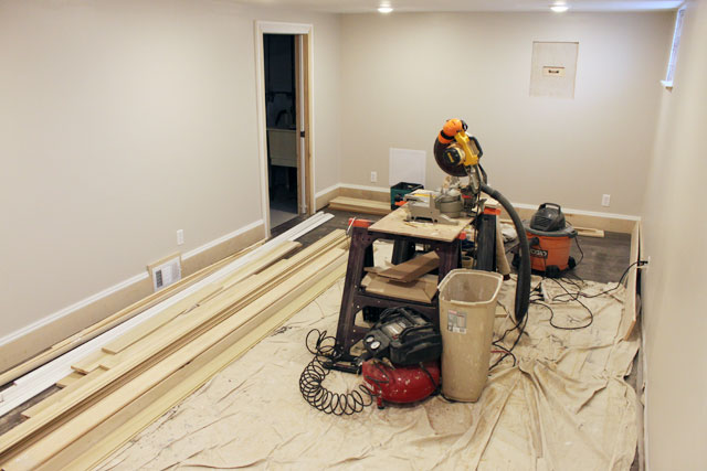 Basement Progress - Danks and Honey