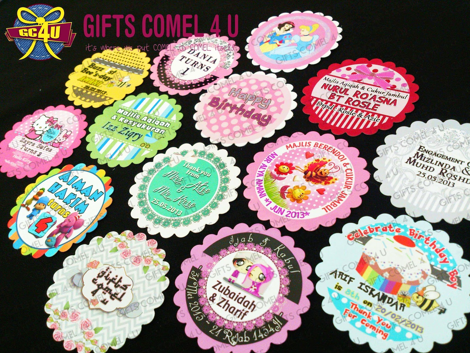 Gifts Comel 4 U: Item PRICE