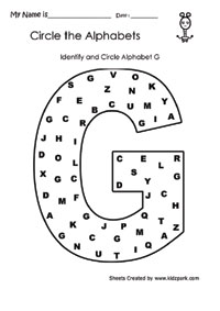 Kids Worksheets: Alphabet Recognition Worksheets for Preschool and Pre ...