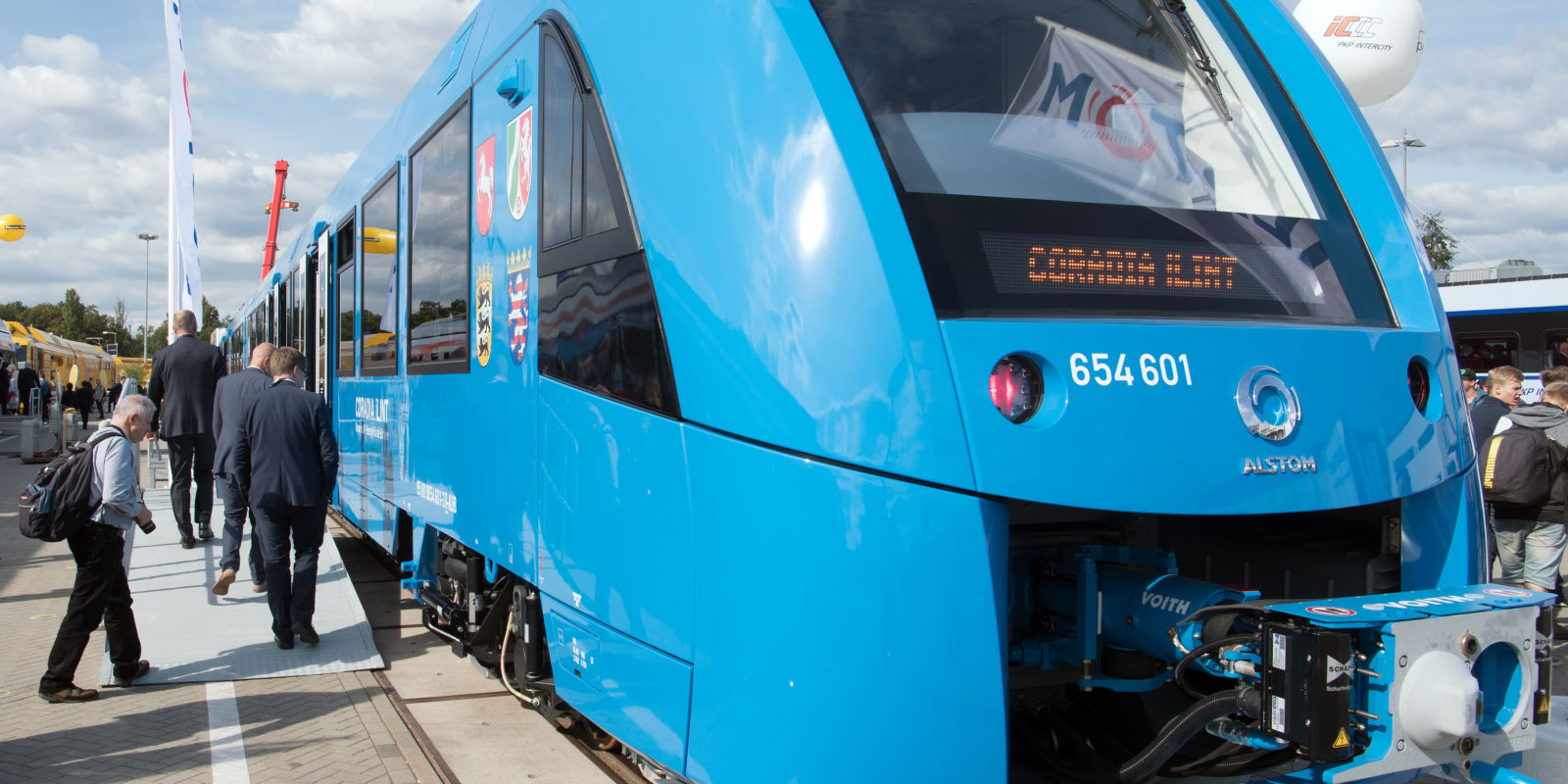 Hydrogen-Powered Trains to Run on German Rails in 2021.