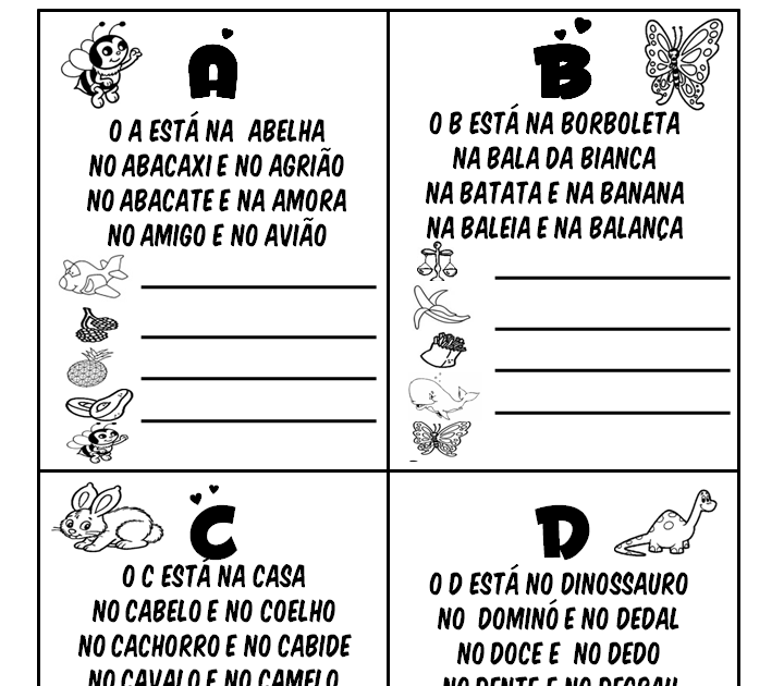 Aprendendo com a Tia Debora: ALFABETO TEXTO