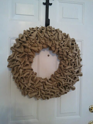 CREATE LOVE GIVE: Burlap Wreath