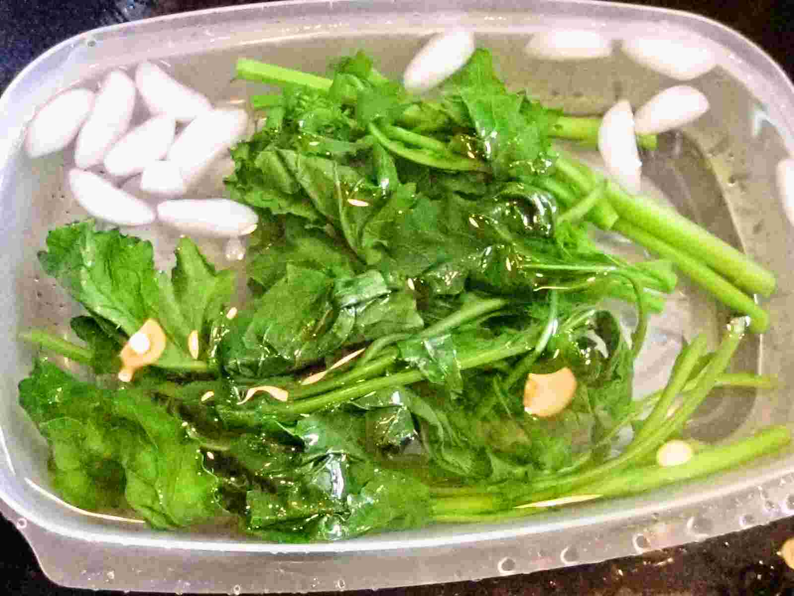 Recipes for Tom: Nanohana no namuru / field mustard namul (gochujang ...