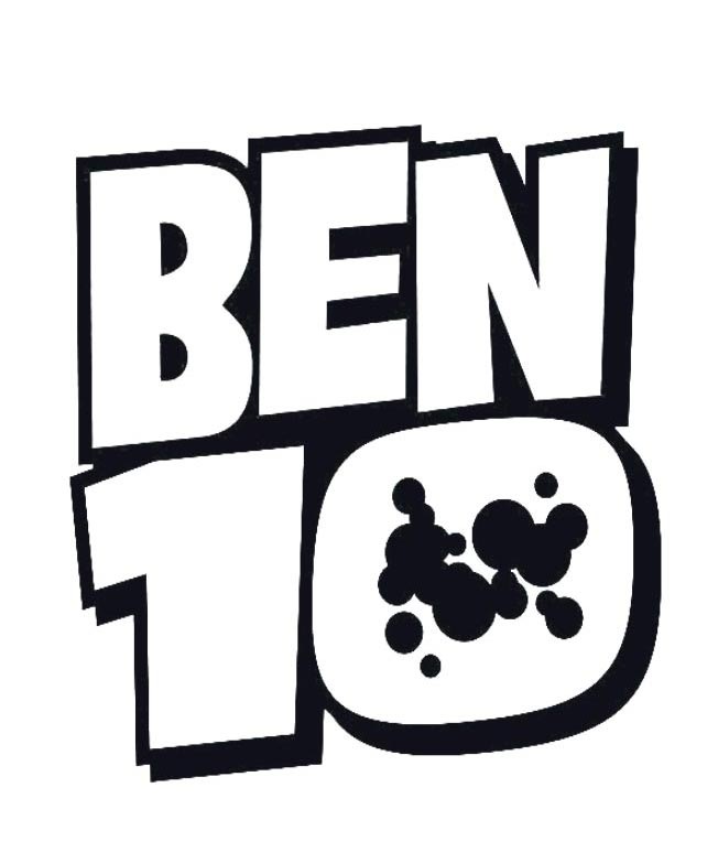 Bem 10 Com Sua Turma Preto e Branco - Desenhos preto e branco para colorir