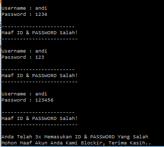 Source Code Login Username dan Password with C++ - blog programmer pemula