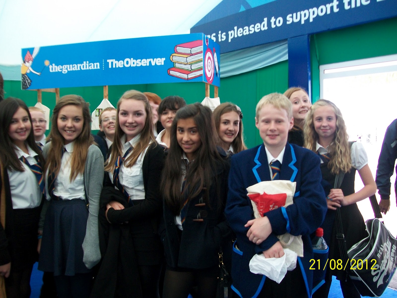 Kyle Academy Library Blog: Edinburgh Book Festival 2012