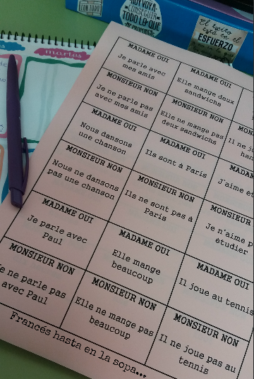 Francés hasta en la sopa...: Madame Oui/Monsieur Non