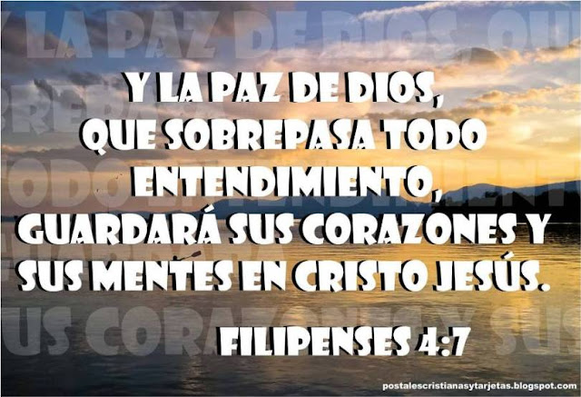 Postal Cristiana Ten Paz en Dios | Postales Cristianas y Tarjetas