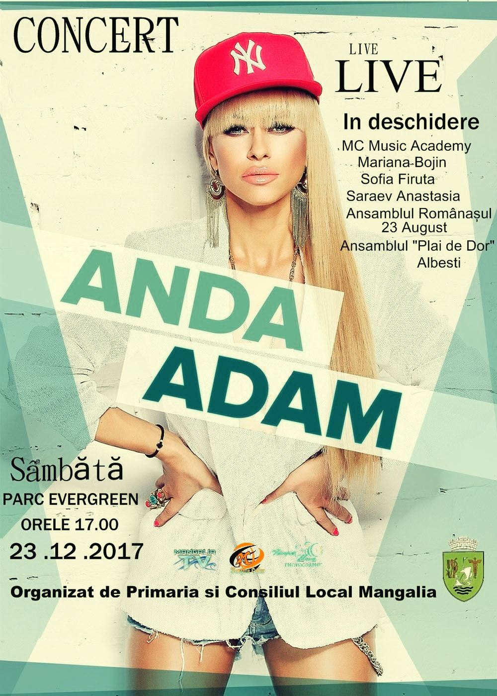 Concert Anda Adam Mangalia - 23.12.2017 - Mangalia Online
