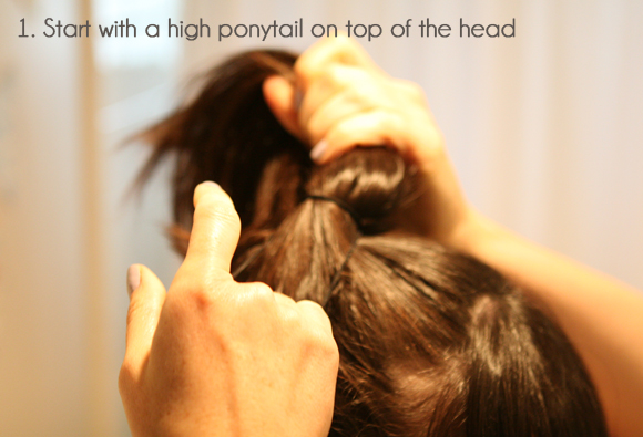 Four Flights of Fancy: Sleek Top Bun Tutorial