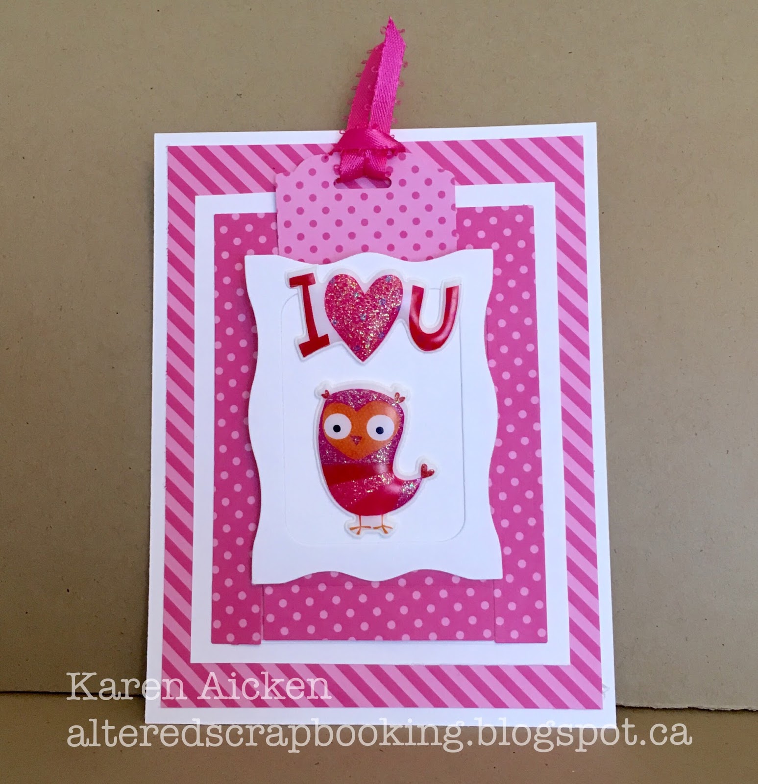 Painted Mountain Cards: 'Love You This Much' Pull Tab Card
