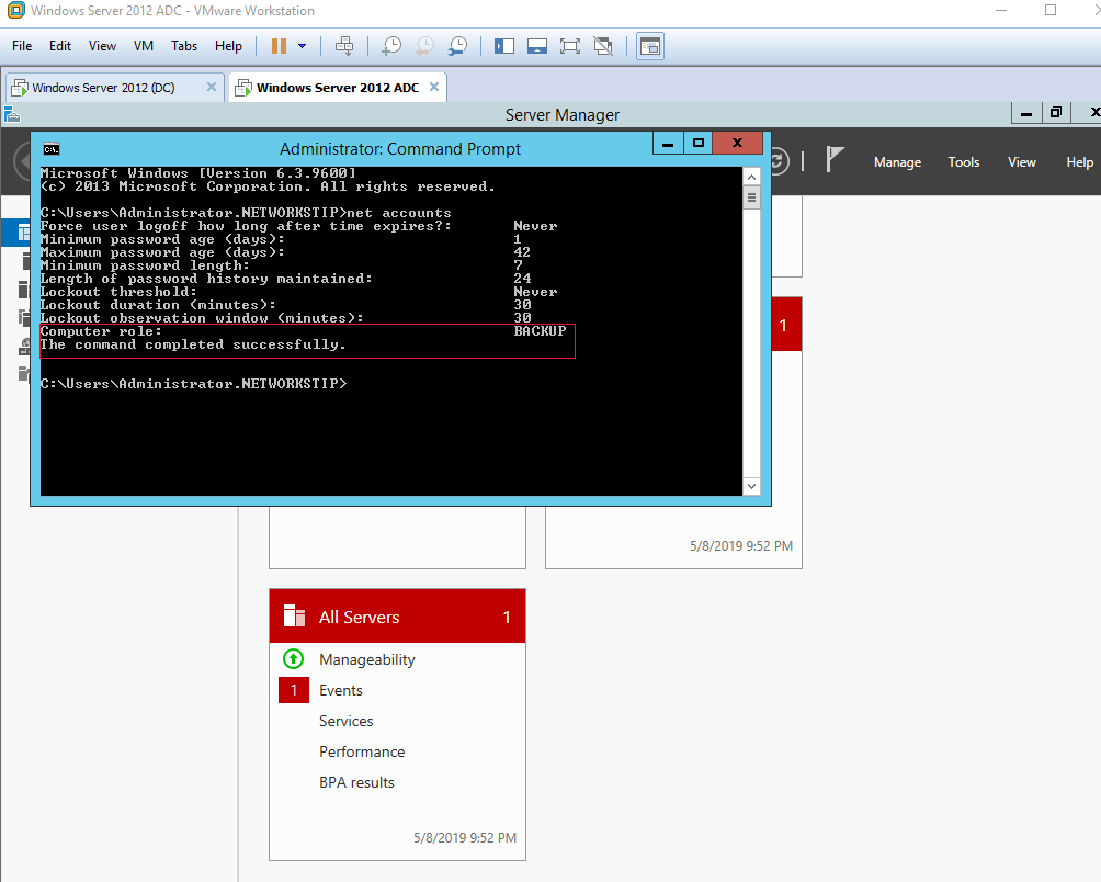 How to Transfer roles from DC to ADC in windows server 2012 - NETWORKSTIP Networking CCNA,Centos ...