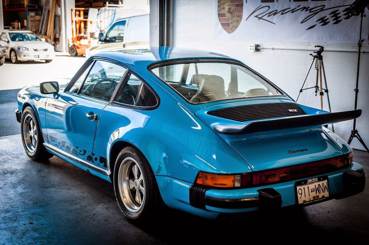 Pin op Porsche 930 blue