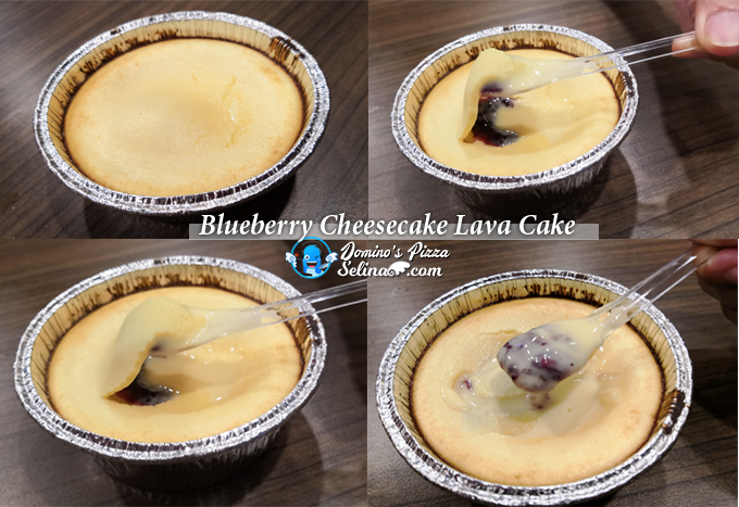 Blueberry Cheesecake Lava Cake By Domino's Pizza Malaysia