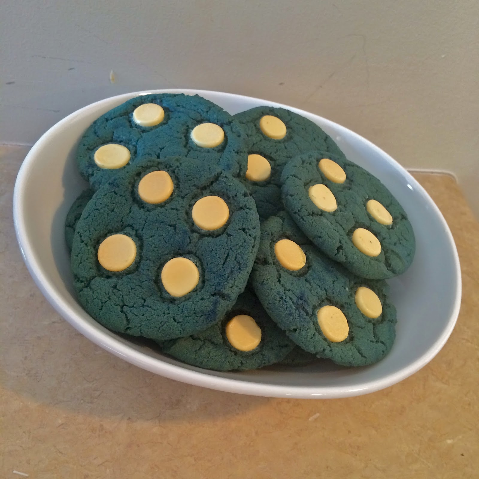 Blue & White Cookies