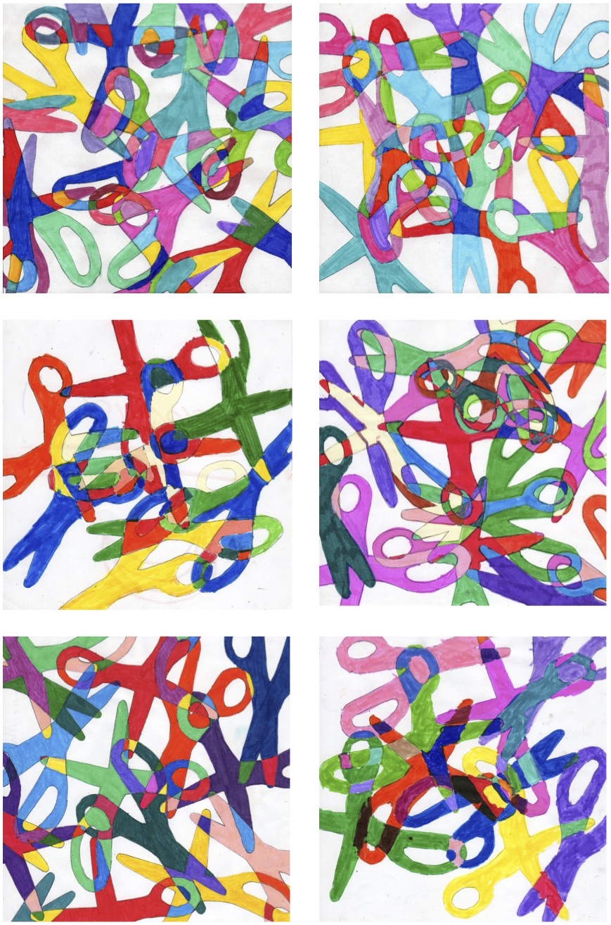 The Rolling Artroom: Fractured Scissors (4th-6th Grade)