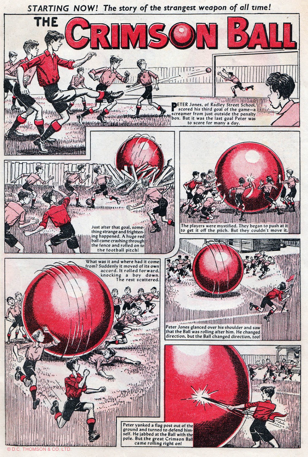 BLIMEY! The Blog of British Comics: The Crimson Ball!