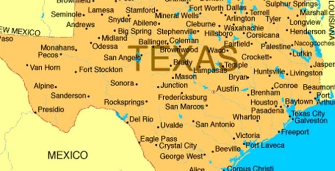 Political Map of Texas | Maps Of Cities