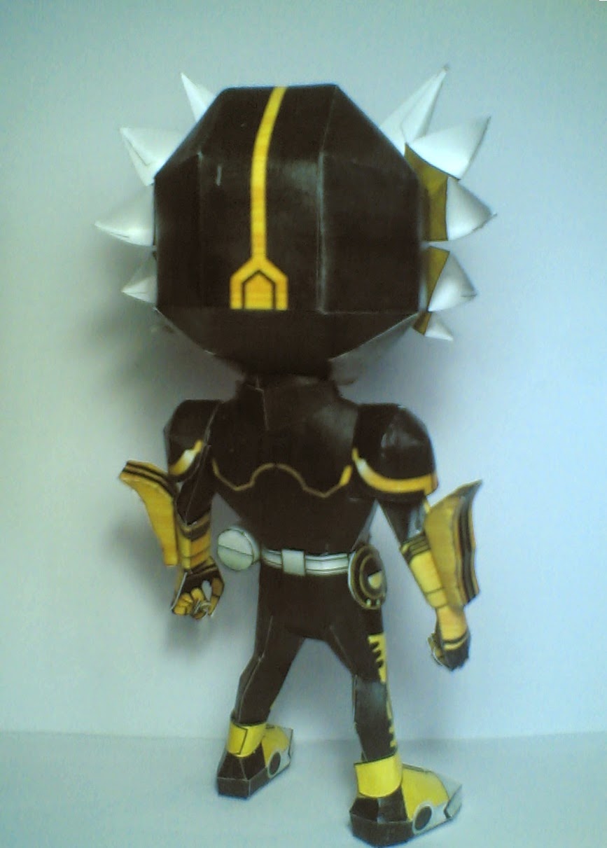 AKaRiPap: Papercraft Kamen Rider OOO Latorator Chibi