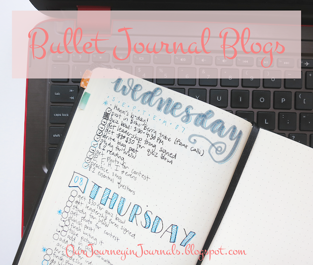 Our Journey in Journals: 18 Bullet Journal Blogs