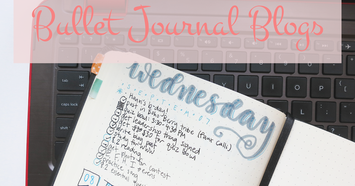 Our Journey in Journals: 18 Bullet Journal Blogs