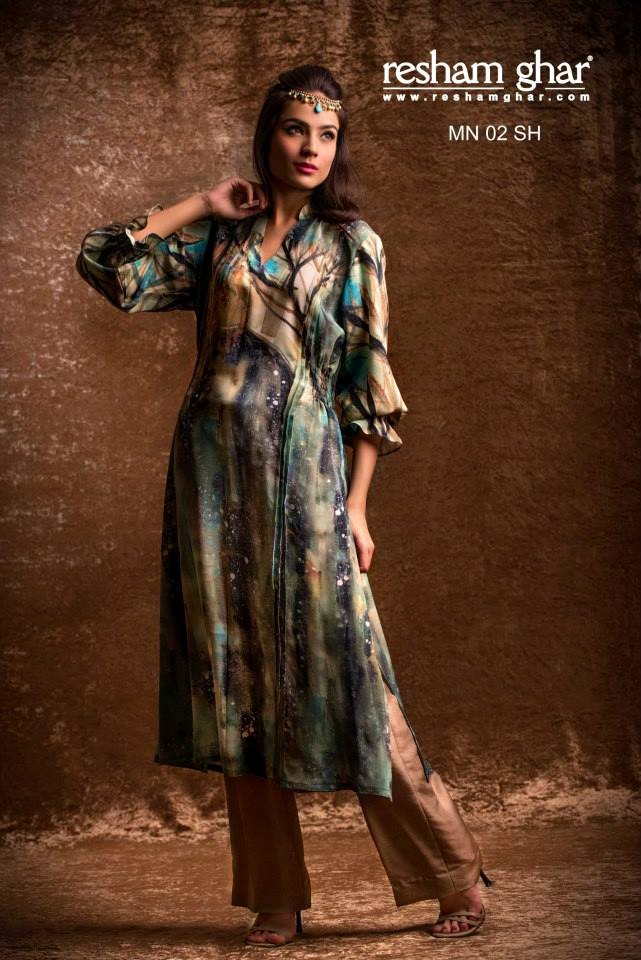 Resham Ghar Eid Collection 2013-2014 | Digital Printed Shirts By Resham ...