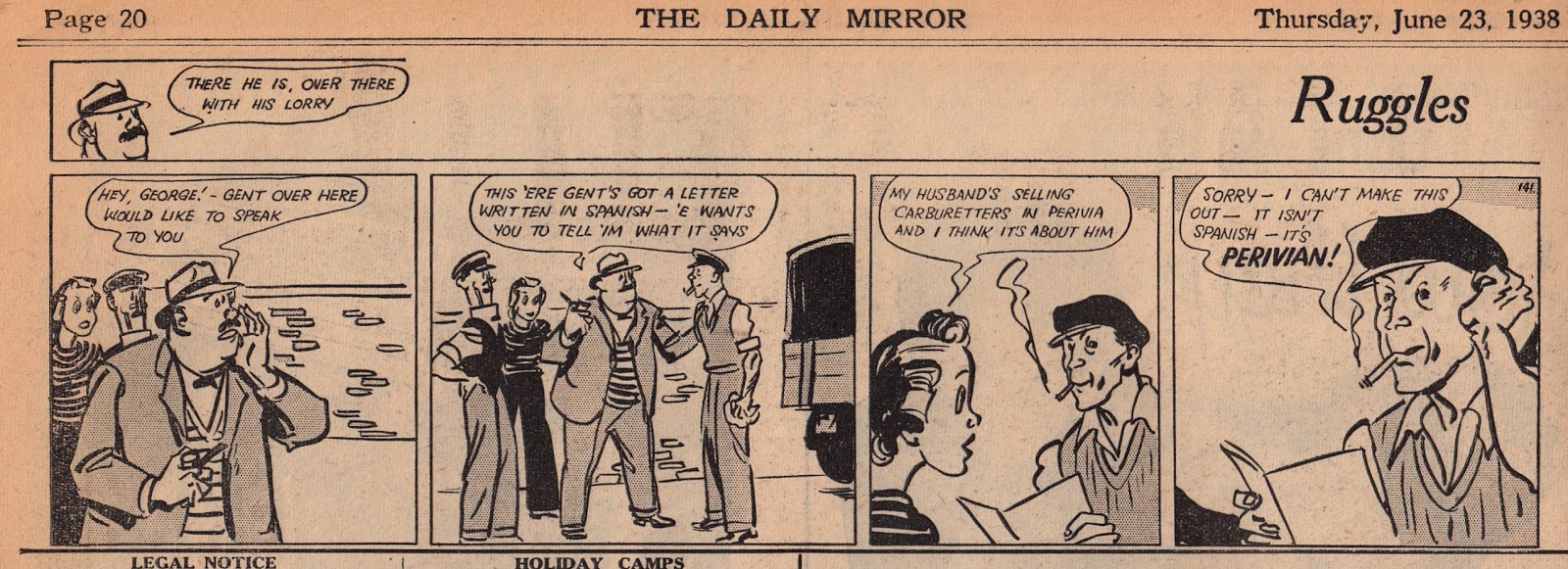 Yesterday’s Papers: DAILY MIRROR — Comic Strip Images, Part 2