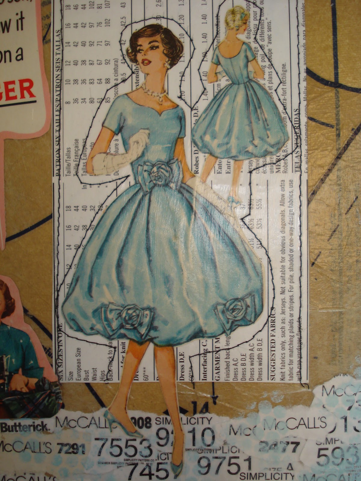 Sudio's Studio: Sewing Pattern Collage