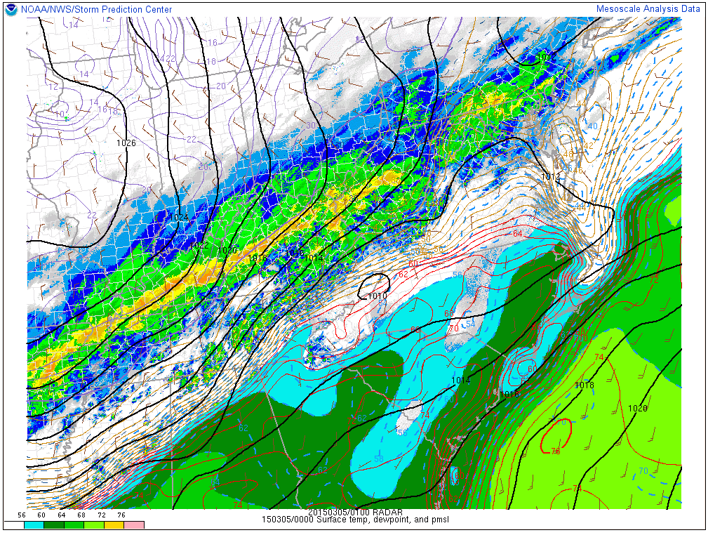 Looking Aloft: Today's classic case of isentropic lift