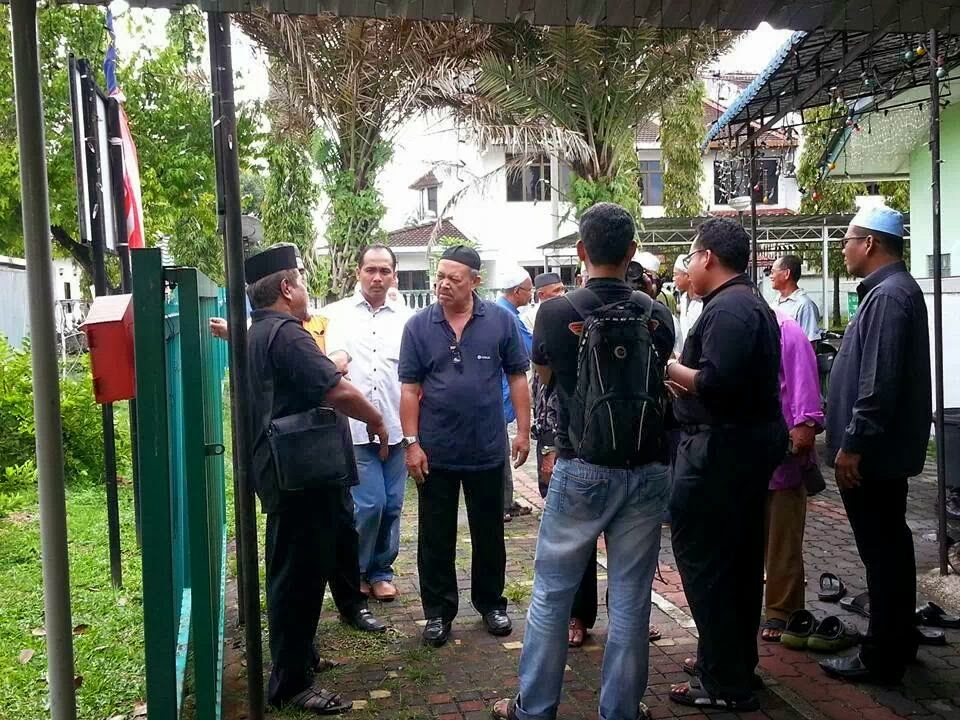 Hablulyuzi: Gambar sekitar pengebumian Allahyarham Haji Ahmad Busu.