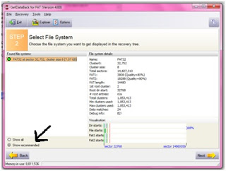 CARA MENGGUNAKAN GETDATABACK FOR FAT ~ Langit Kawan Blog