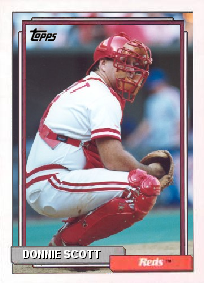 Completing the 1992 Topps set: 1992 Topps #876 Donnie Scott