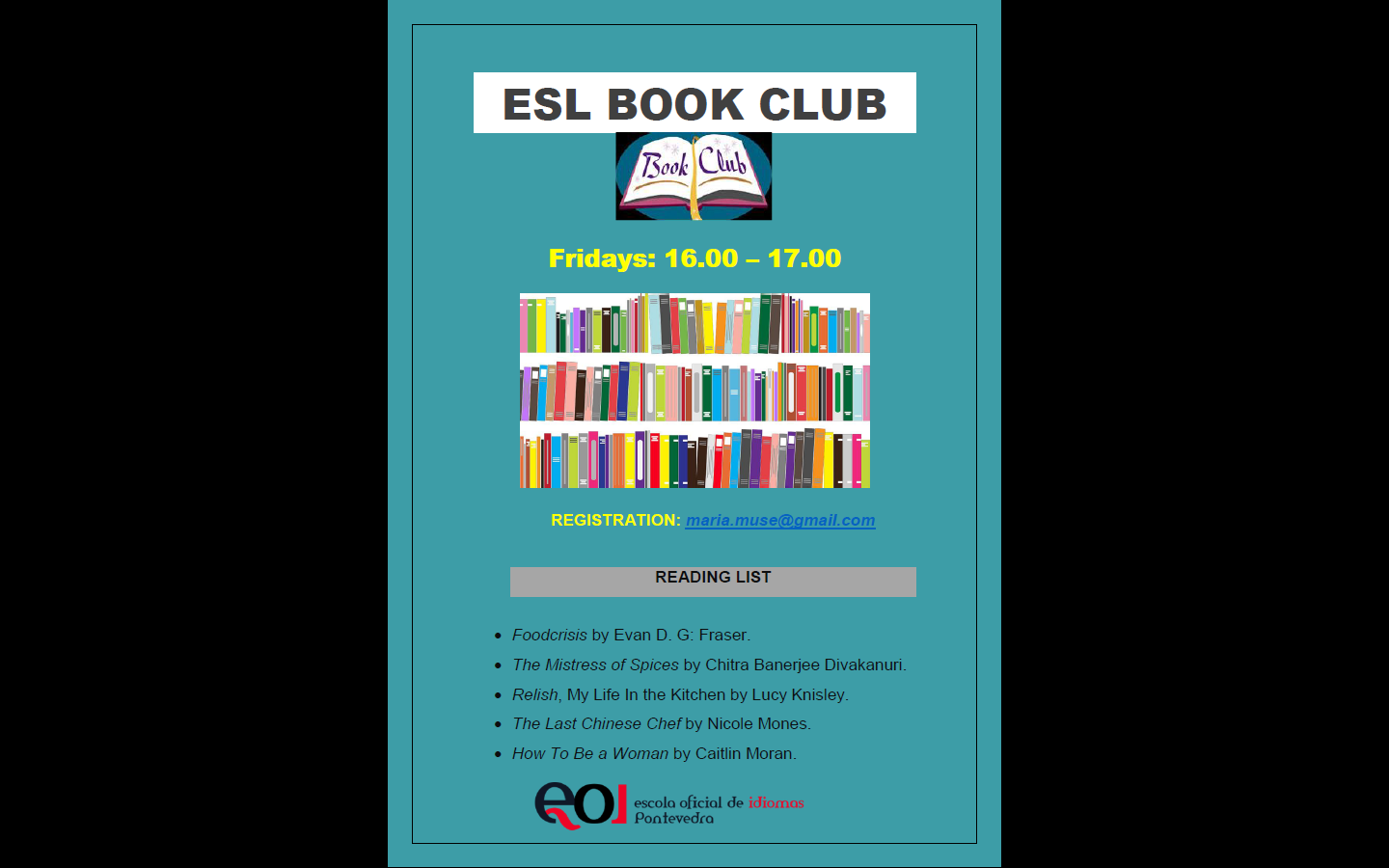 Have fun with English: ENGLISH BOOK CLUB: REGISTRATION NOW OPEN!
