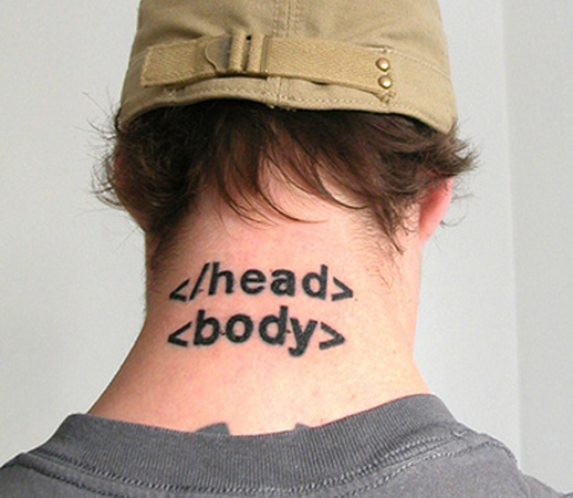 Web Inspired Tattoos for geeks