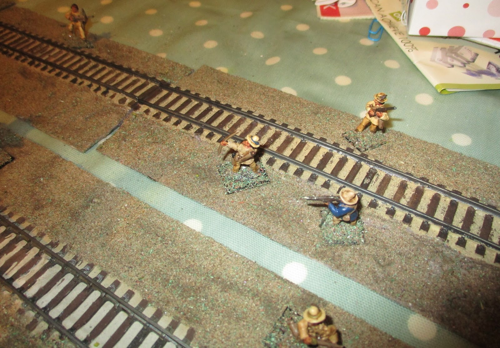 Baber on wargames: Railway embankment and track