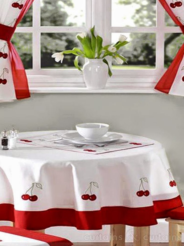 Elegant Kitchen Curtains - Modern & Stylish Kitchen Window Treatments ...