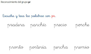 PRIMEROMONSALUD: Palabras con PR- PL- BR- y BL-