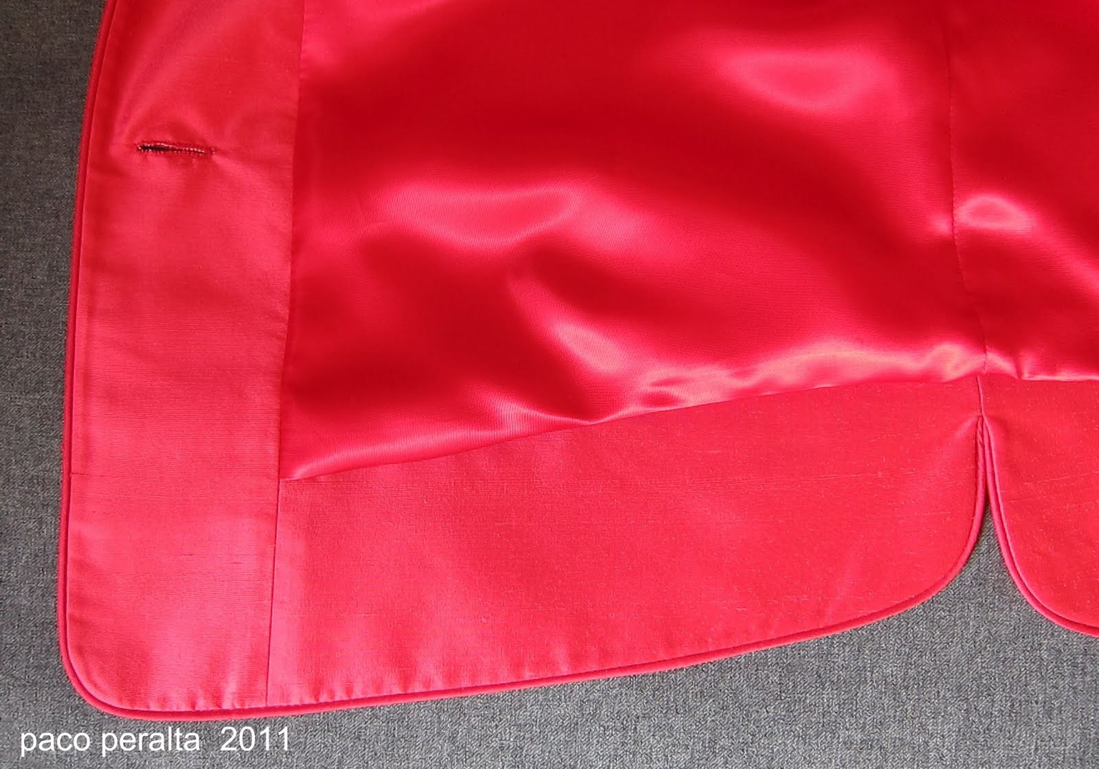 BCN - UNIQUE designer patterns: CHAQUETA (Chinese-style "Coolie" jacket).-