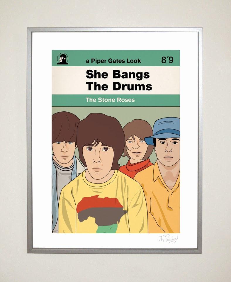 Piper Gates Design: The Stone Roses Limited edition 30cm x 40 cm Print
