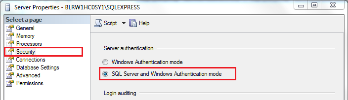 Microsoft sql server error 18456 login failed for user