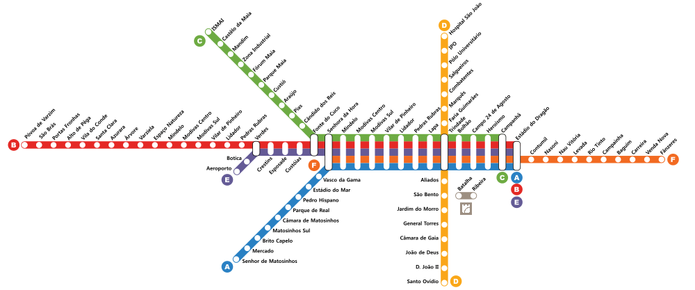 Metro Do Porto Mapa : Metro do Porto 005 - Viso, 2002 | Viso - Terminal ...