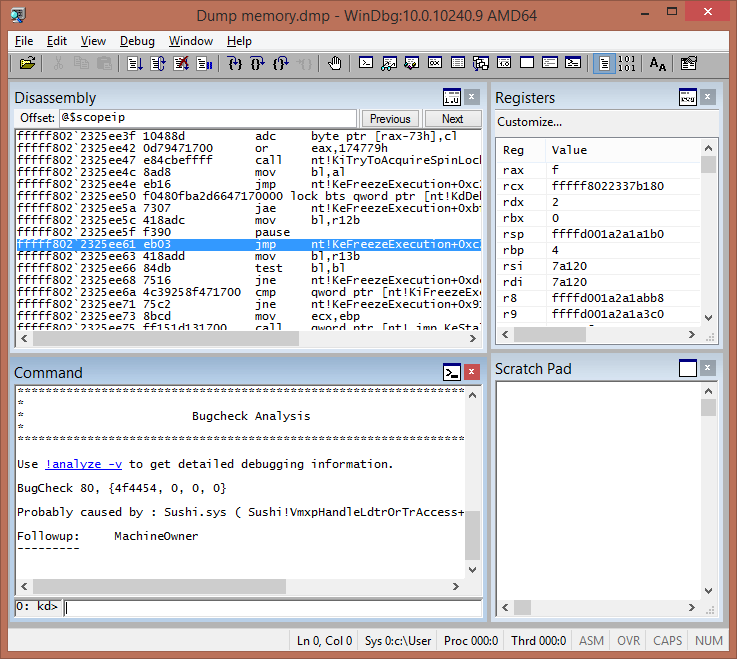 Satoshi's note: Writing a Hypervisor for Kernel Mode Code Analysis and Fun