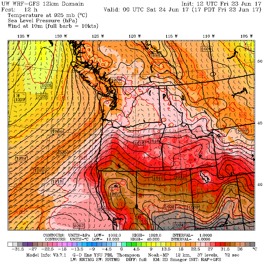 Cliff Mass Weather Blog: Weekend Heat Wave