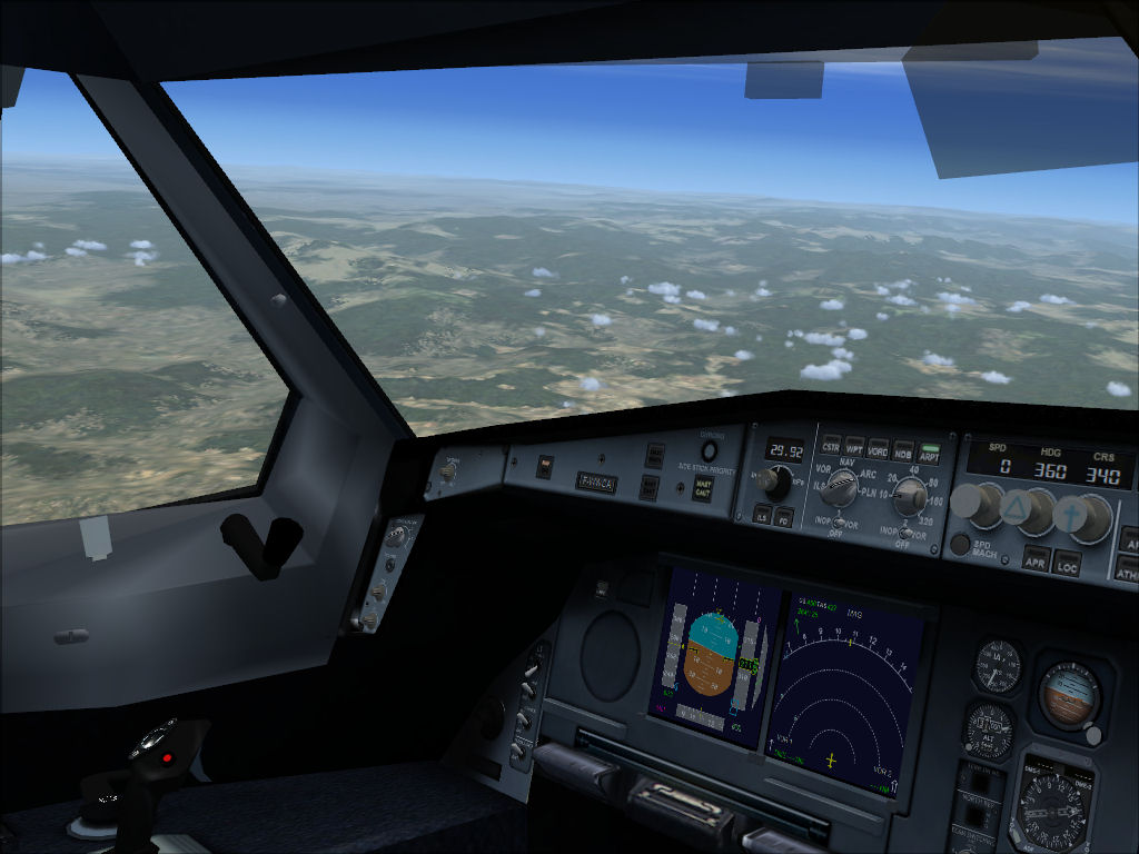 FSX "Virtual Cockpit" gray/silver textures Upgrade for Airbus