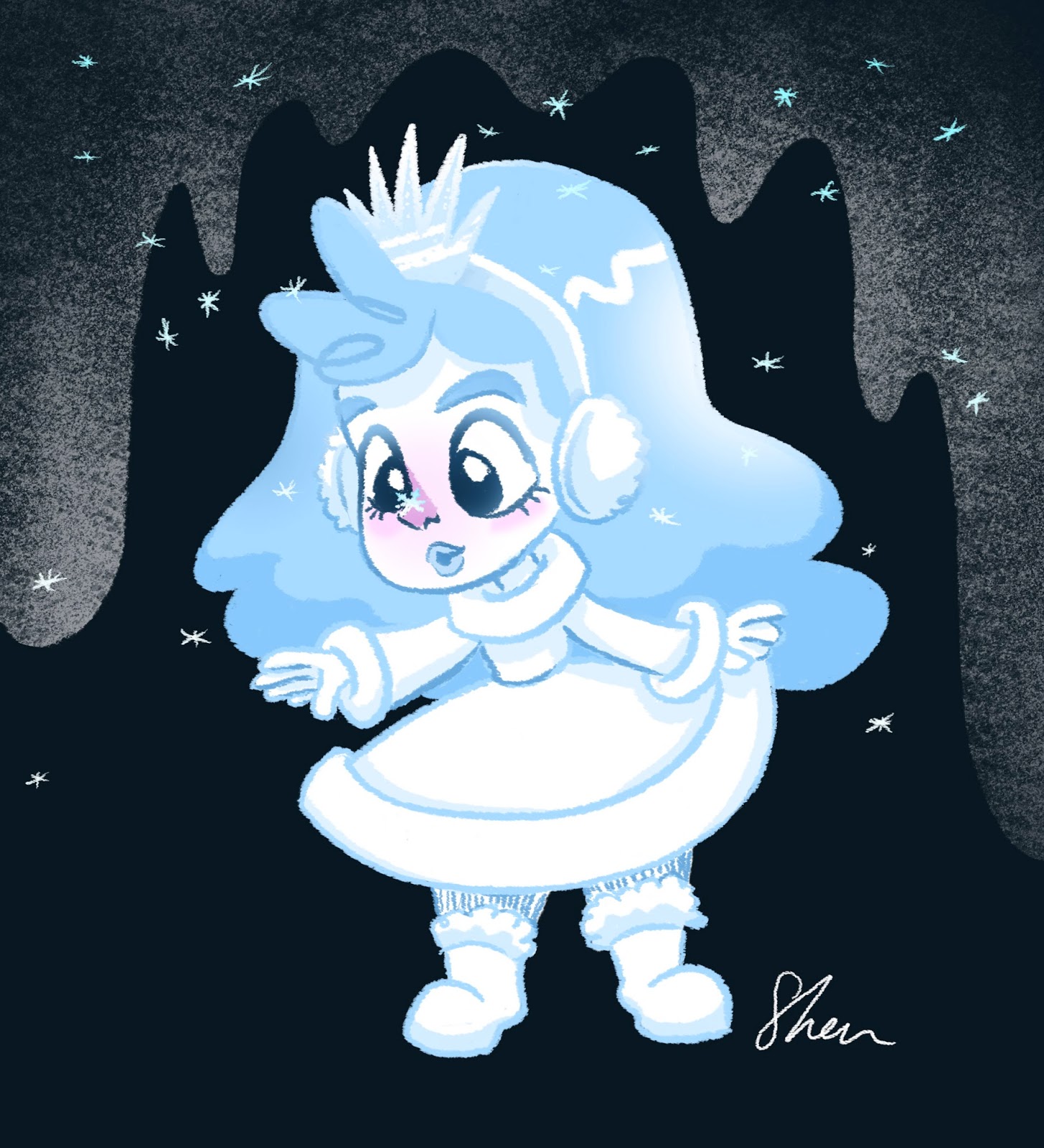 Girls Drawing Girls: lil miss ice