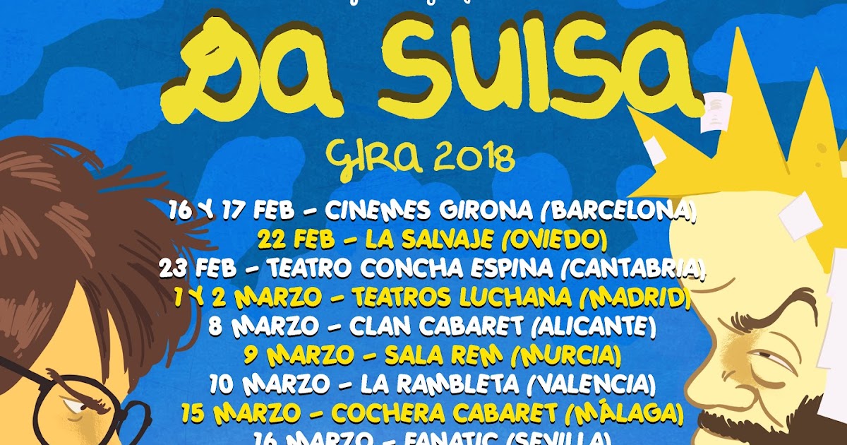 VENGA MONJAS: DA SUISA LIVE: GIRA 2018