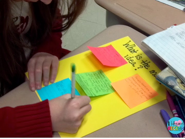 Teaching Main Idea and Supporting Details with Hands on Activities - I ...