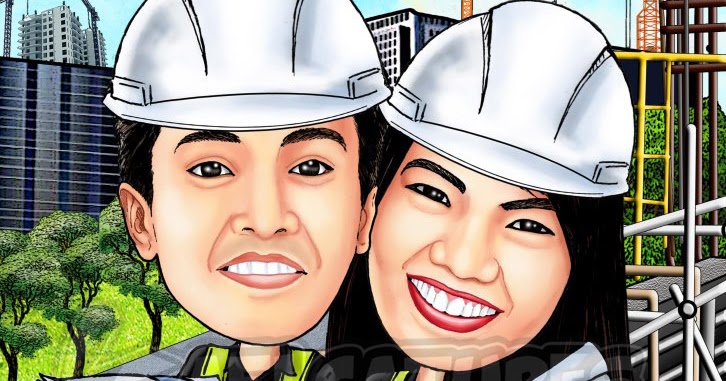 Kaelcatures: Engineer Couple