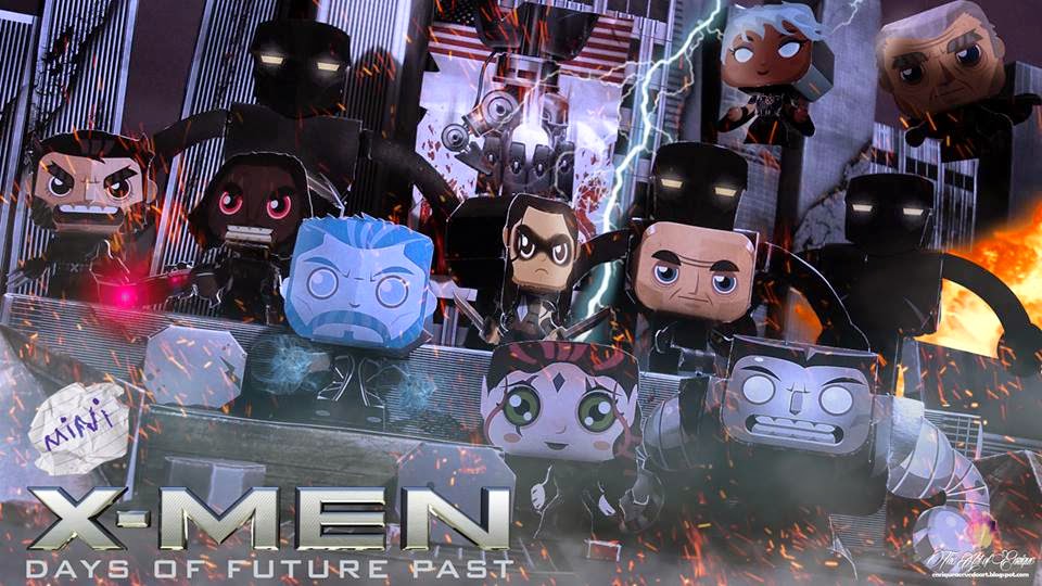 Super Paper-Hero: Mini X-men: Days of Future Past